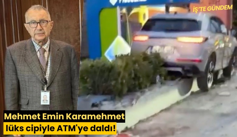 Mehmet Emin Karamehmet lüks cipiyle ATM'ye daldı!